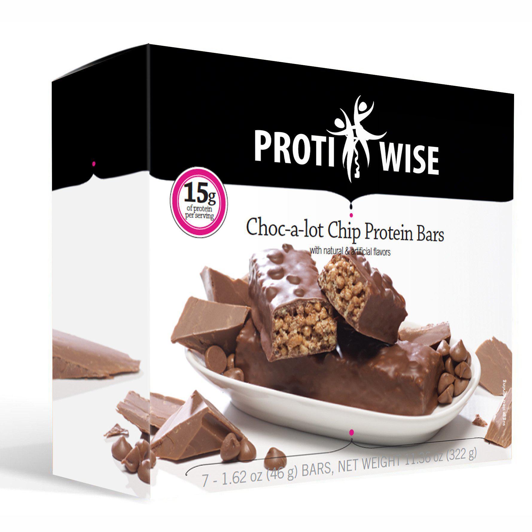 ProtiWise Choc-a-lot Chip Bars (7/Box) – NutriWise