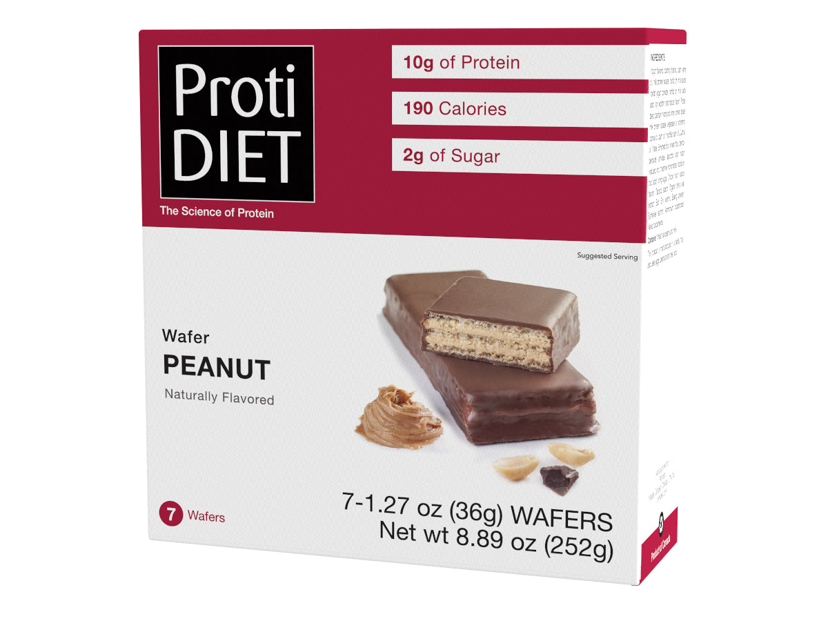 ProtiDiet Weight Loss Bar-Peanut Protein Wafer (7/Box) – NutriWise