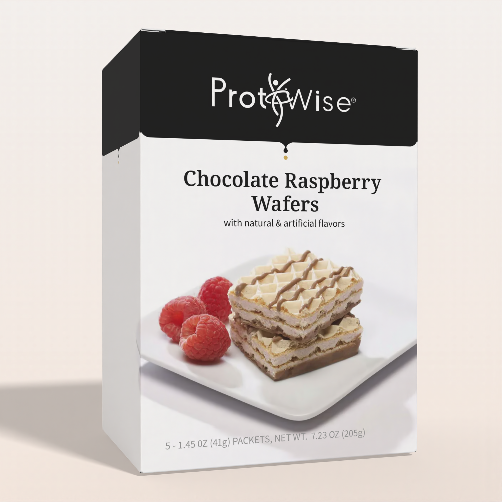 ProtiWise ProtiWise Chocolate Raspberry Wafers | High in Protein (5ct ...