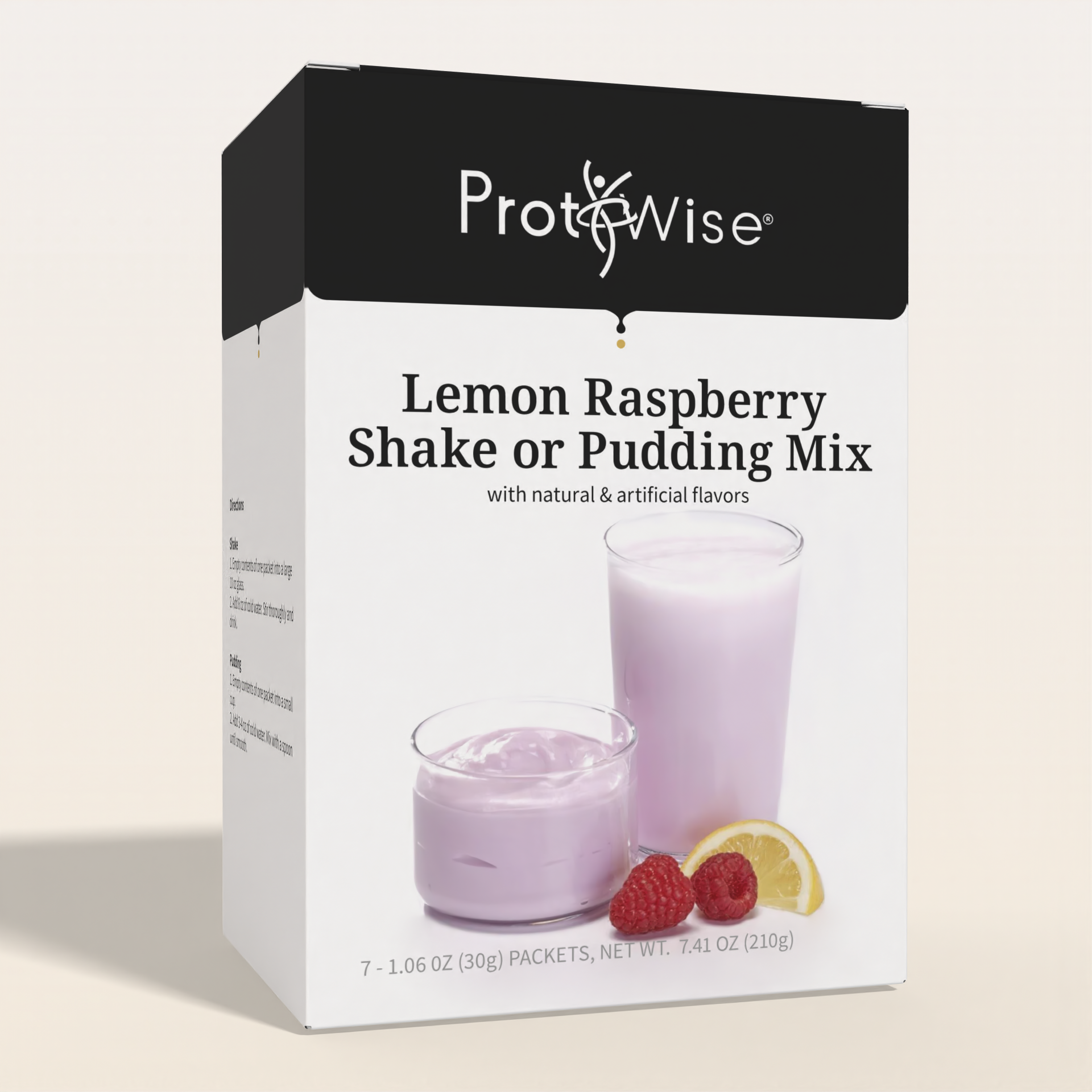 ProtiWise High-Protein Lemon Raspberry Shake or Pudding (7ct) – NutriWise