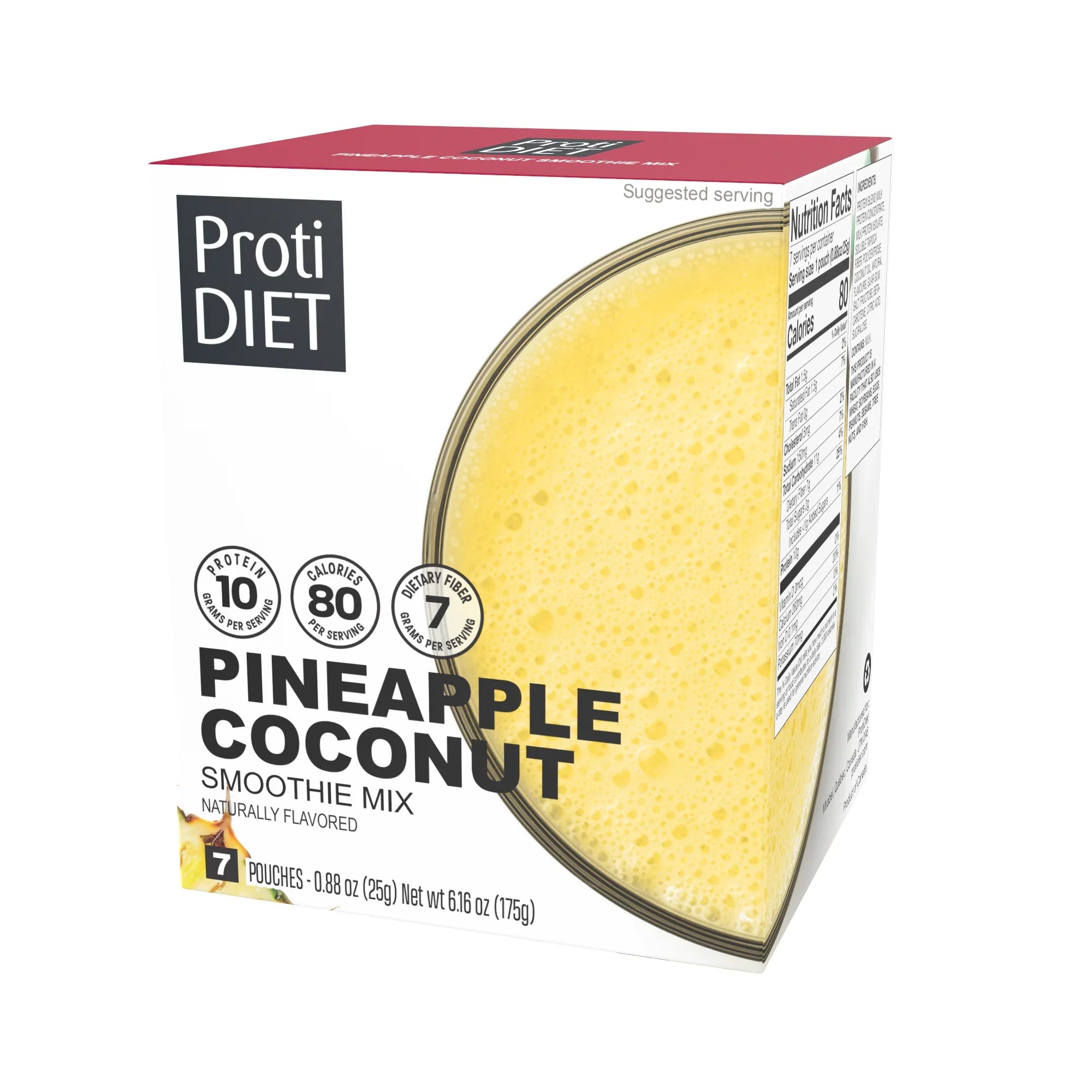 ProtiDIET High Protein Pineapple Coconut Protein Smoothie (7ct) – NutriWise