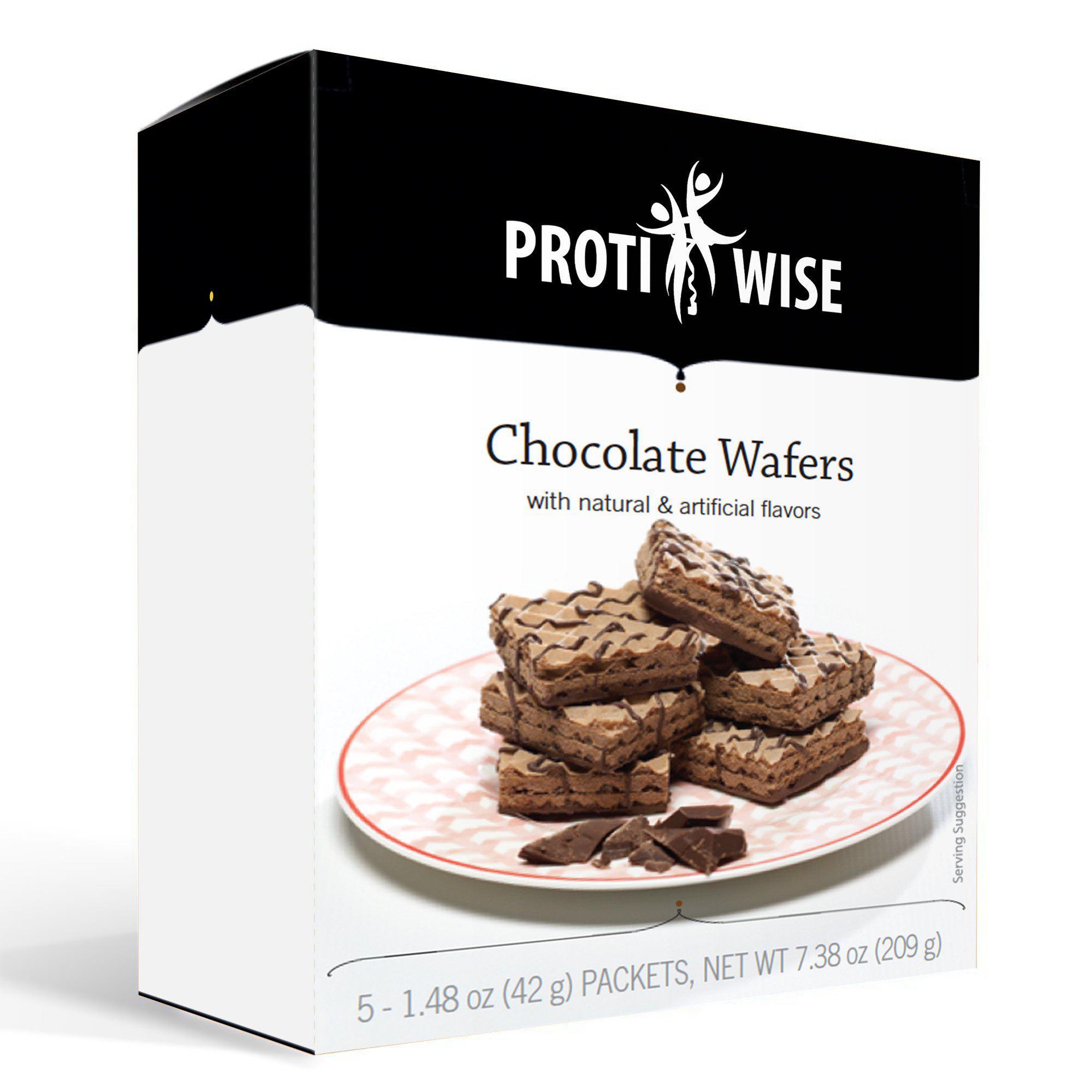ProtiWise Diet-Friendly Chocolate Wafers (5/Box) – NutriWise